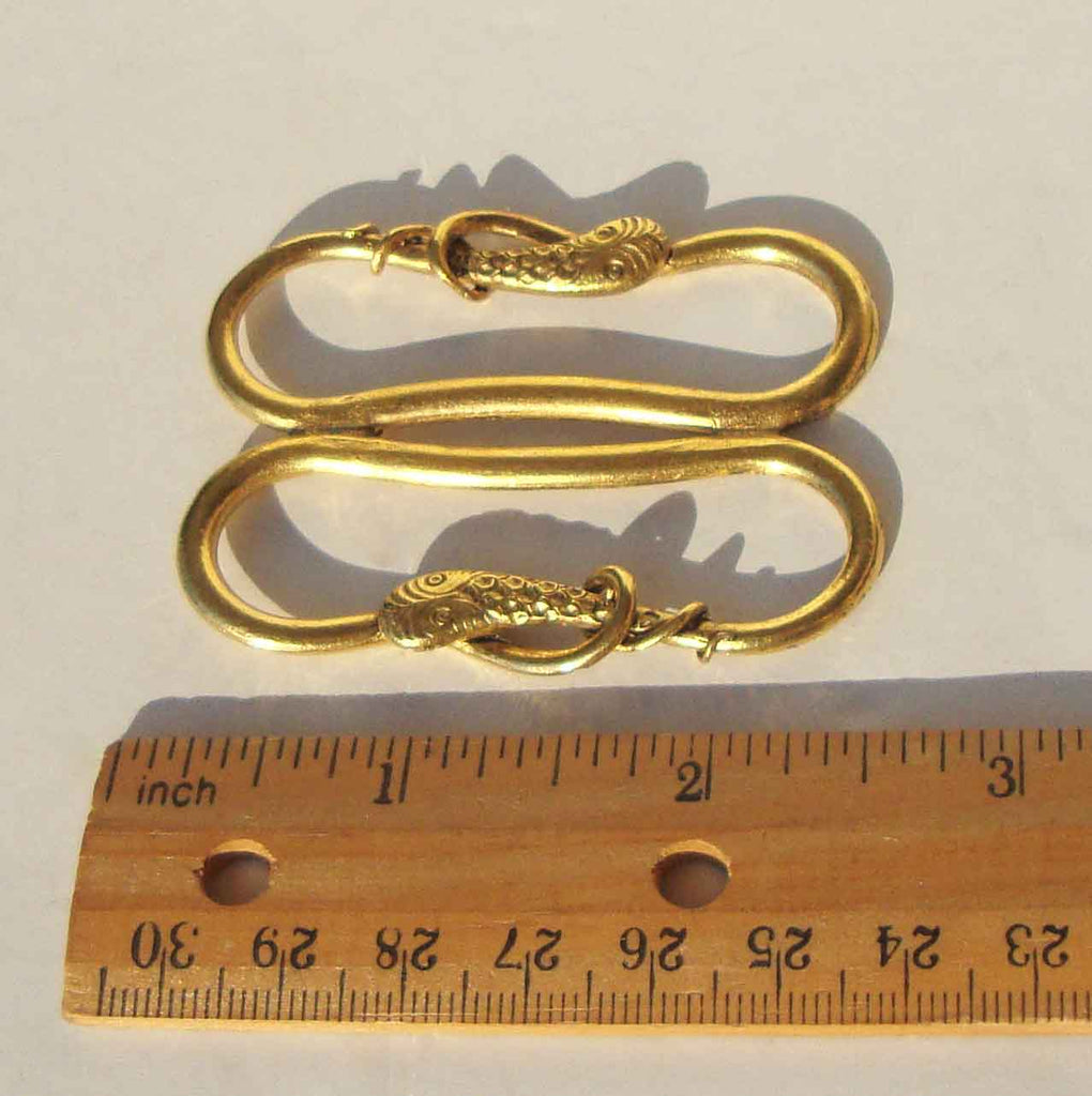 Vintage Atelier Nina Snake Serpent Belt Buckle – Metro Retro Vintage