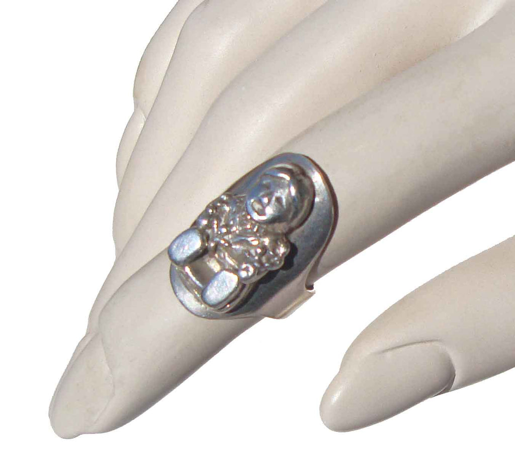 Vintage Storyteller Ring Carol Felley Sterling Silver Southwestern Sz ...